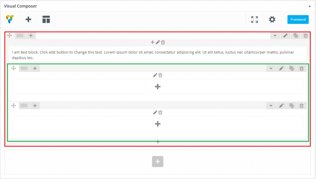 Hướng dẫn tạo row và column trong Visual Composer